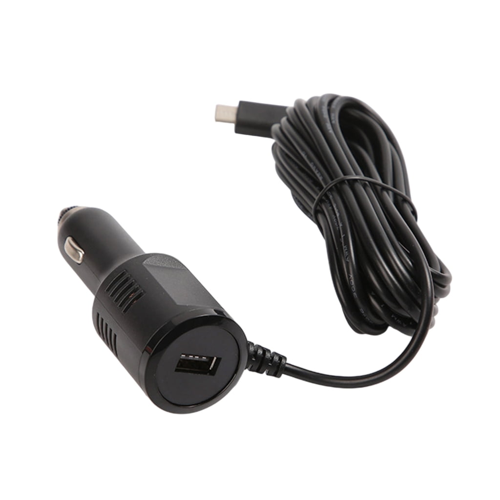 Jesscasday Extended 340cm USB Type C Car Charger Double Port Charging ...