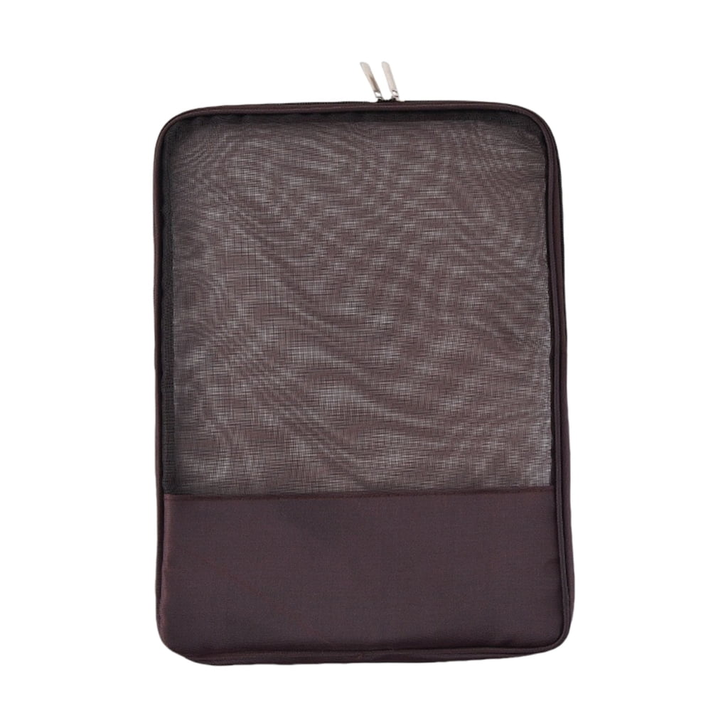 Jesscasday File Folders Document Organiser Mesh File Bag Document Bag Zippers Pouch - Walmart.com