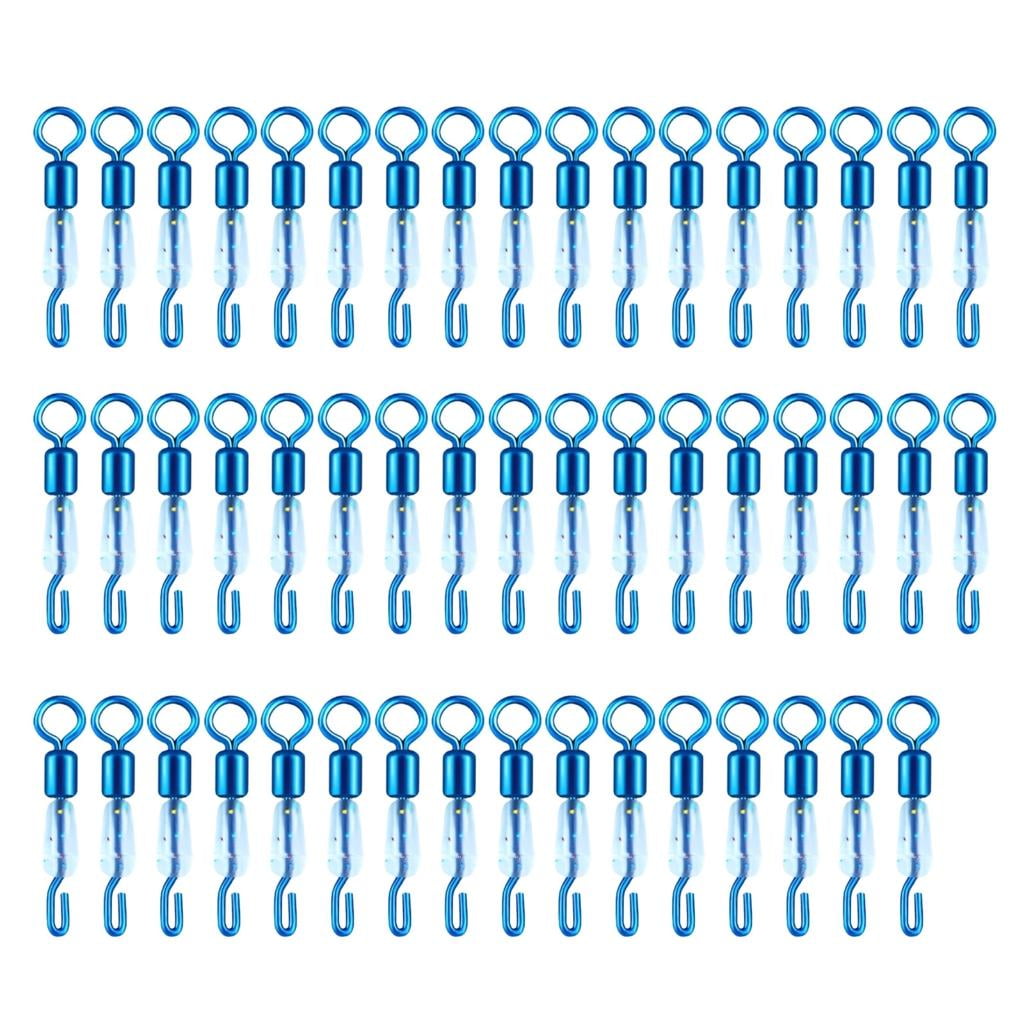 Jesscasday Fishing Barrels Swivels, High Strength Rolling Bearing Snaps ...
