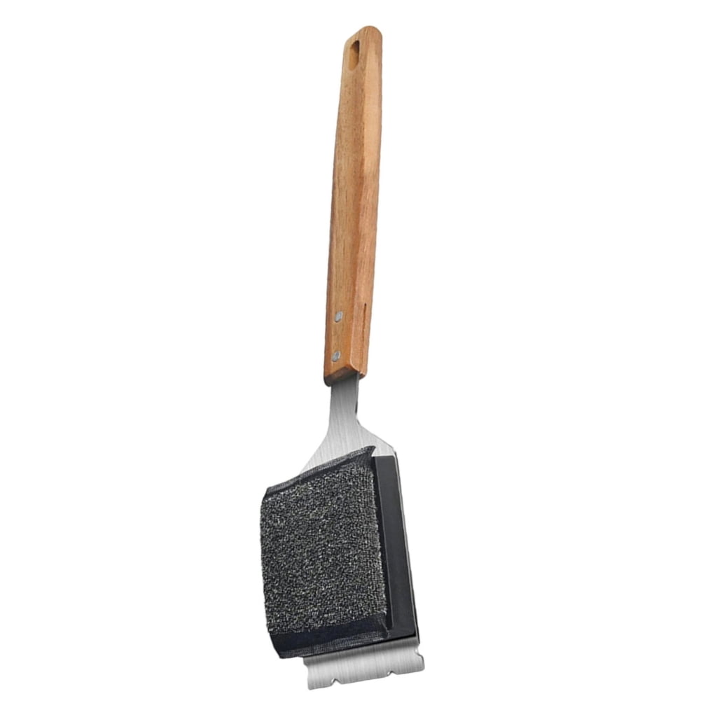 Jesscasday Heavy Duty Barbecue Grill Brush With Wooden Handle ...