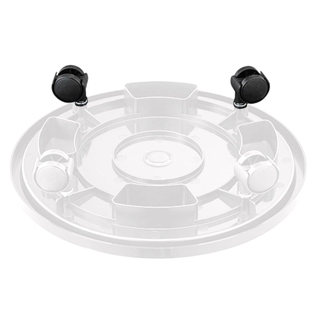 Jesscasday Heavy Duty Plastic Plant Tray With Caster Wheels For Easy ...