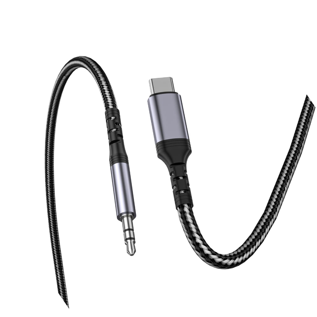 Jesscasday HiFi Type C to 3.5mm Auxiliary Cable with Reinforced Molding ...