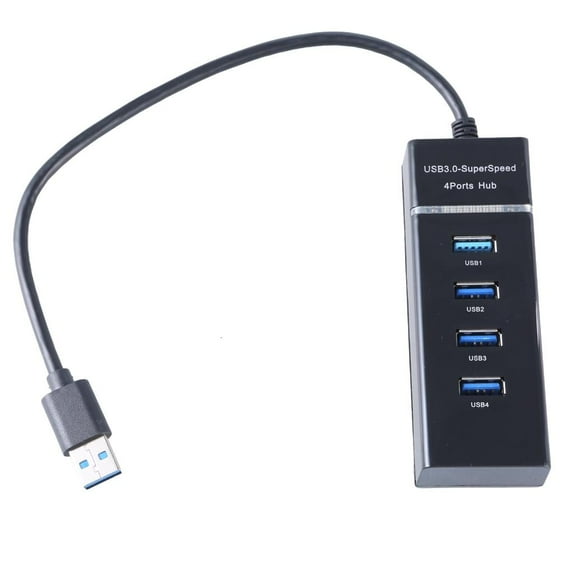 Jesscasday High Speed 4Port USB 3.0 Hub Multi Splitter Expansion ...