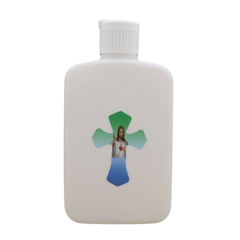 Jesscasday Holy Water Bottle Refillable Holy Water Container Church ...