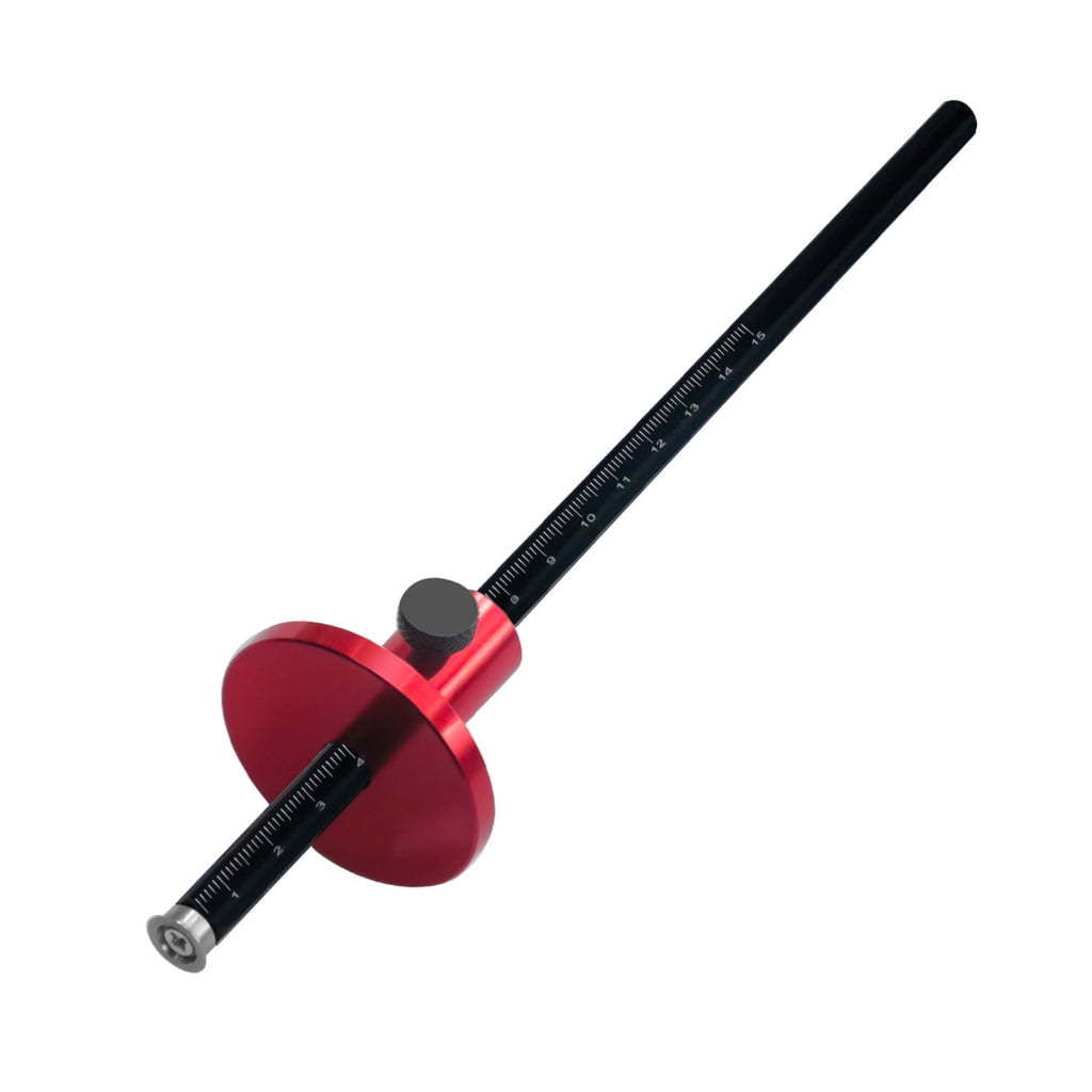 Jesscasday Home Woodworking Layout Tool Scriber Ruler Aluminum Marking ...