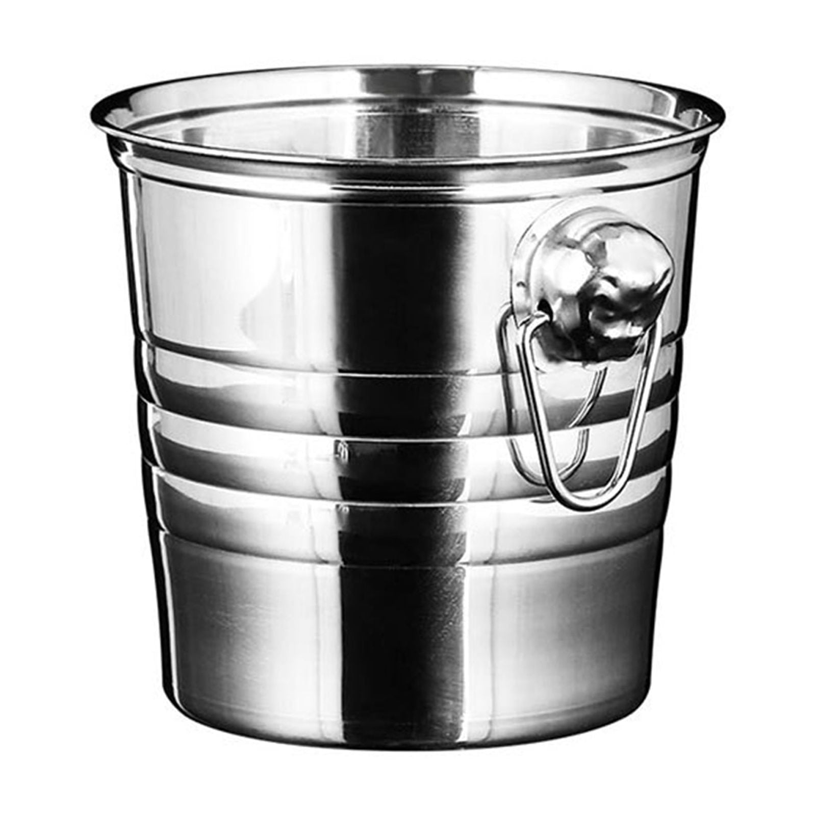 Jesscasday Ice Bucket with Double Hinged Handles Drink Chiller for ...