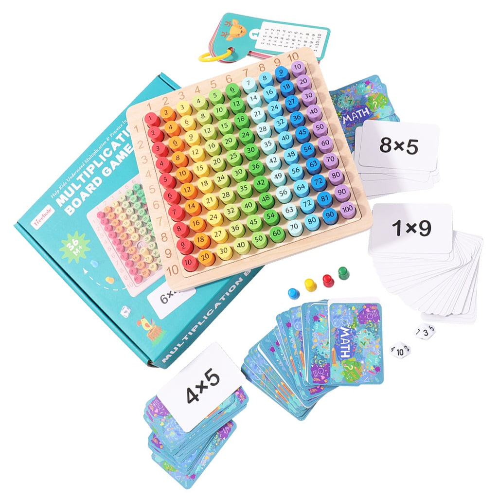 Jesscasday Inspired Wood Multiplication Table, Engaging Math Learning ...