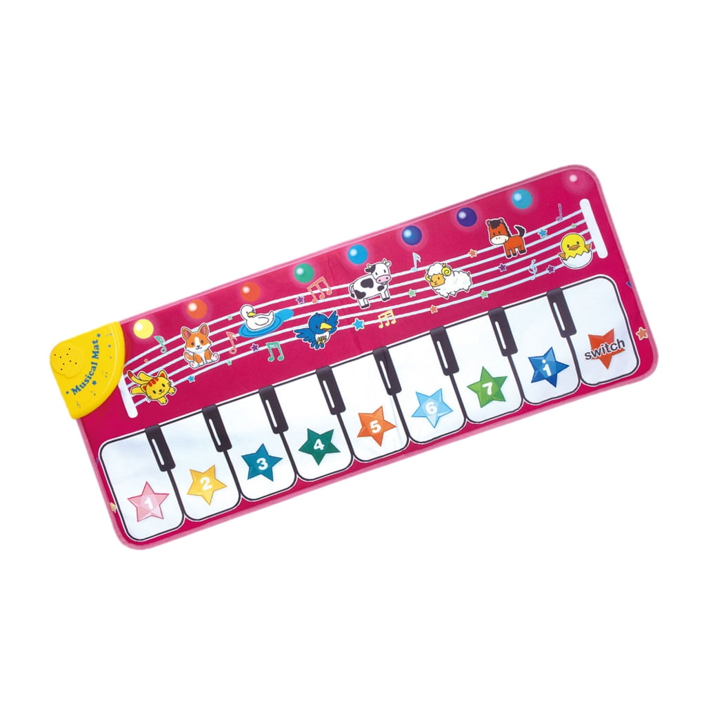 Jesscasday Interactive Baby Musical Mat Toy for Ages 1 4, Educational ...