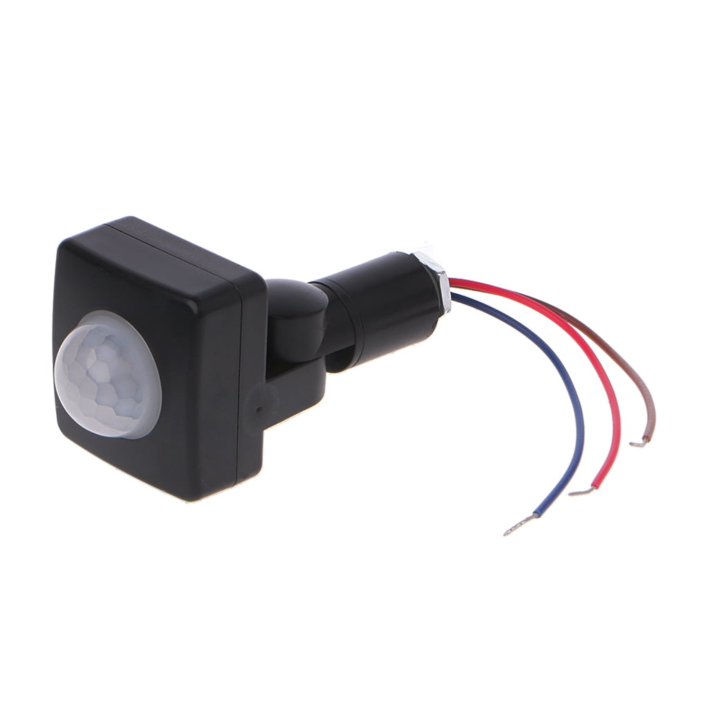 Jesscasday LED 110° 100W PIR Motion Detector Wall Light 110-240V ...