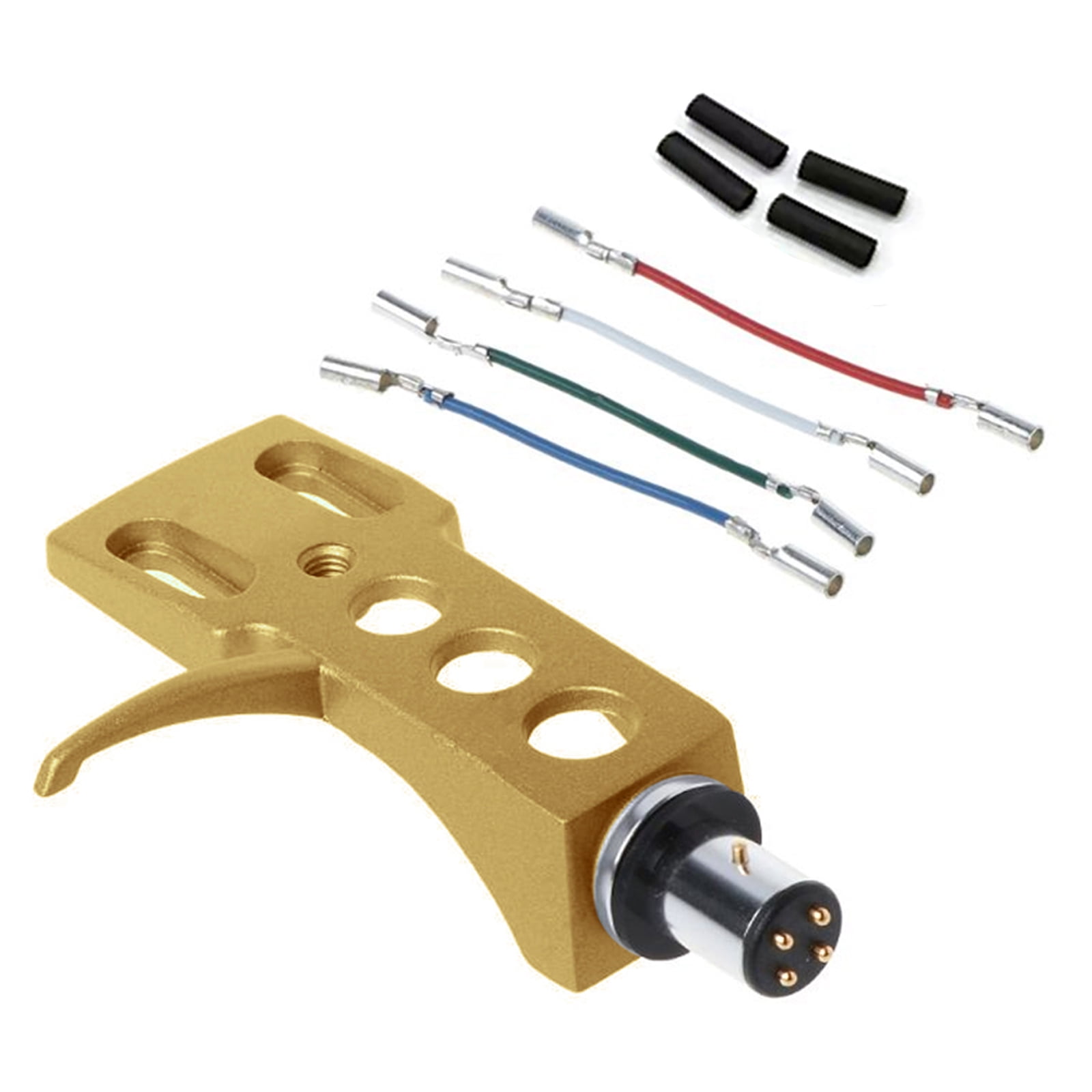 Jesscasday LP Disc Record Player Phono Turntable Headshell 4 Leadwires ...