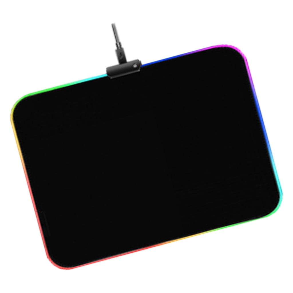 Jesscasday Large LED Gaming Mouse Pad LED Mouse Mat with Soft Fabric ...