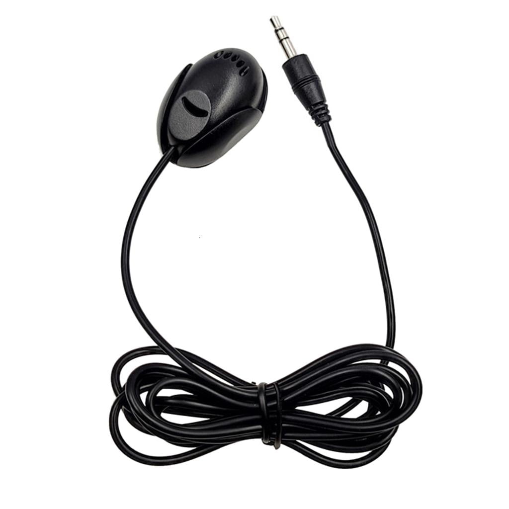 Jesscasday Mini 3.5mm Wired Paste Type External Microphone Car Audio ...