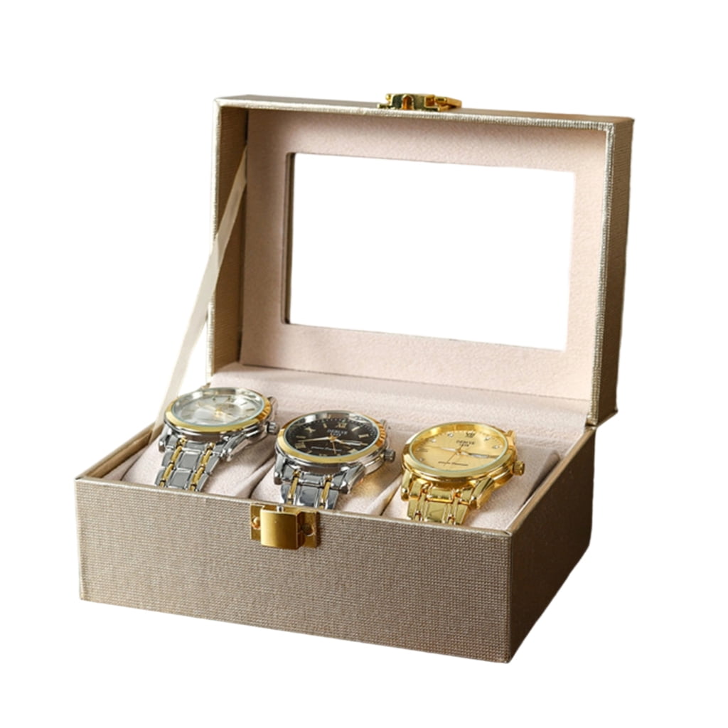Jesscasday Modern Watch Organizers Box Multiple Color Option Compact ...