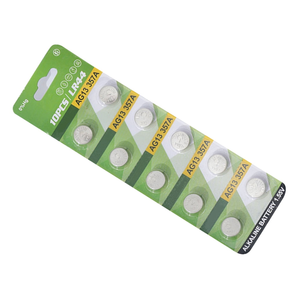 Jesscasday Multipacks of 10pcs LR1130 LR41 LR44 Watch Battery Alkaline ...