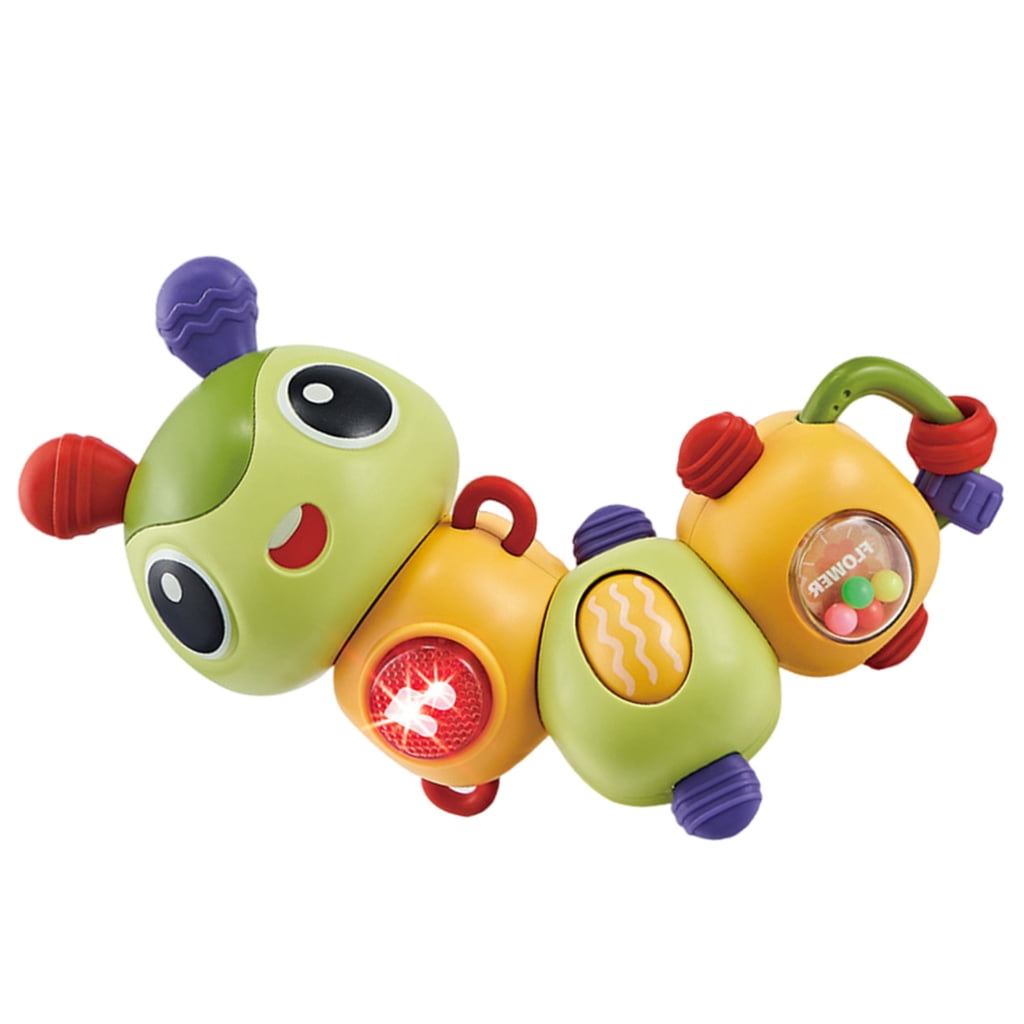 Jesscasday Musical Rotating Caterpillars Plaything for Babies Colorful ...