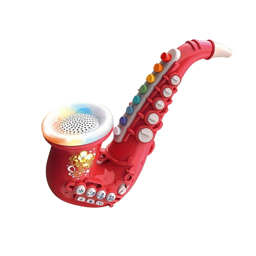 Jesscasday Musical Saxophone Toy with Realistic Sound Children Music ...