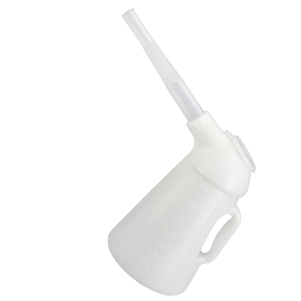 Jesscasday Oil Jugs with Spout Oil Dispensing Bottles Measuring ...