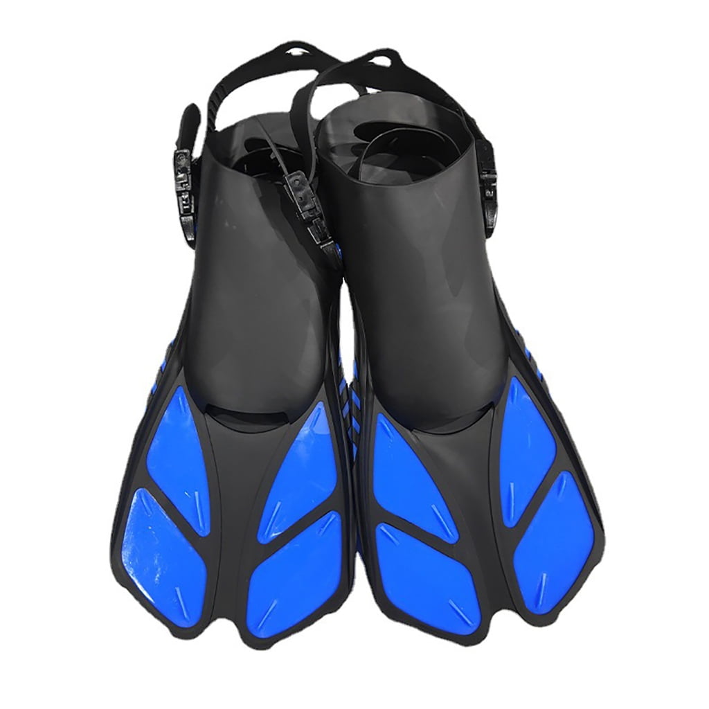 Jesscasday Open Heel Swim Flippers Adjustable and Light Divings Fins ...