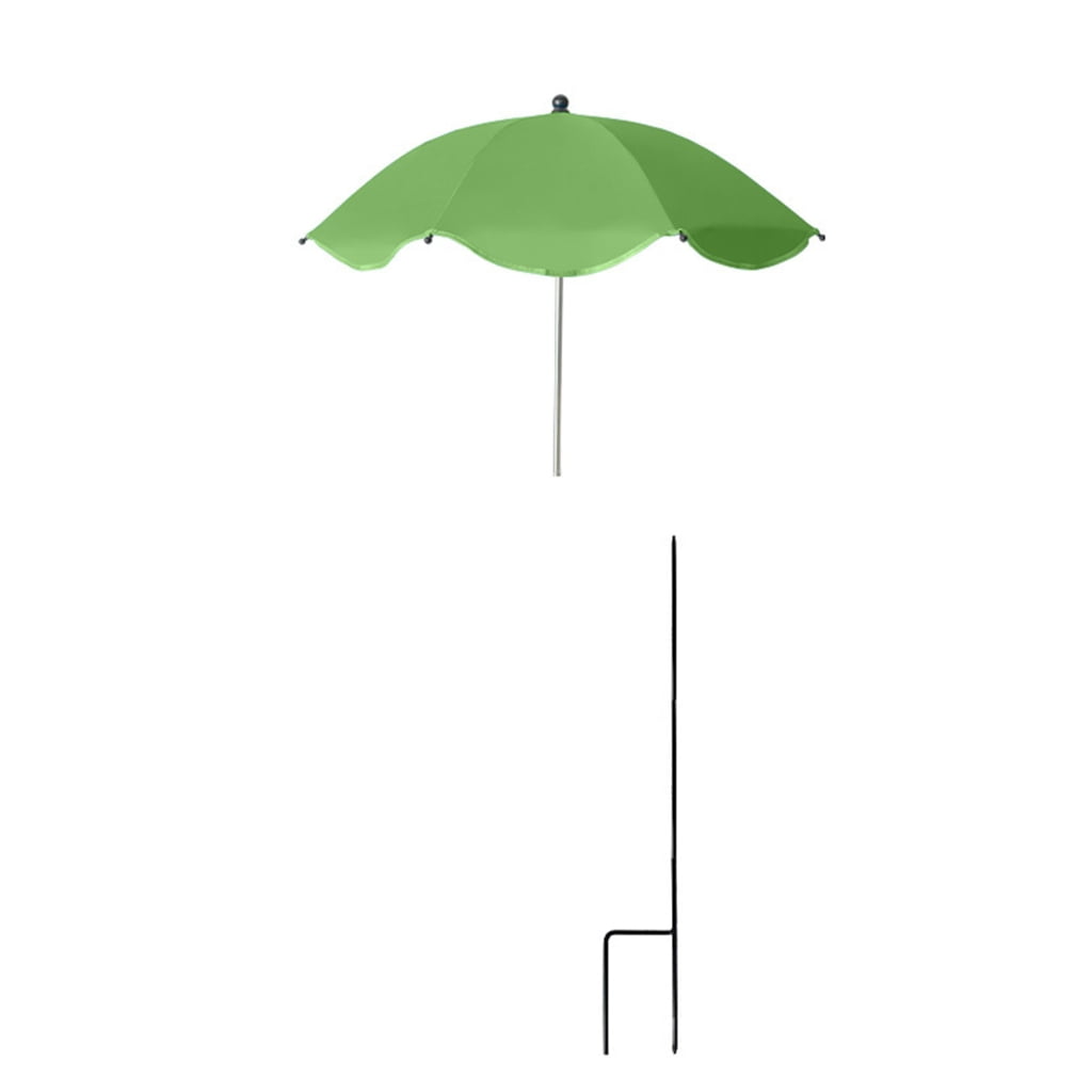 Jesscasday Outdoor Plant Umbrella Flower Side Multifunctional Garden ...