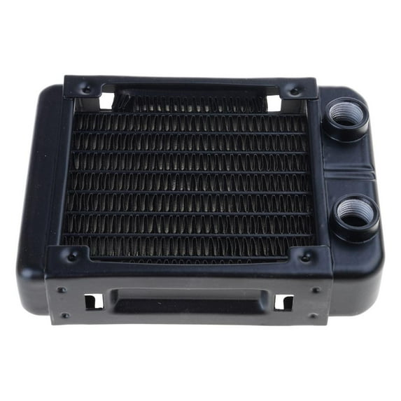 Jesscasday PC Aluminum Radiator Water Cooling 8 Tubes Heat Exchanger ...