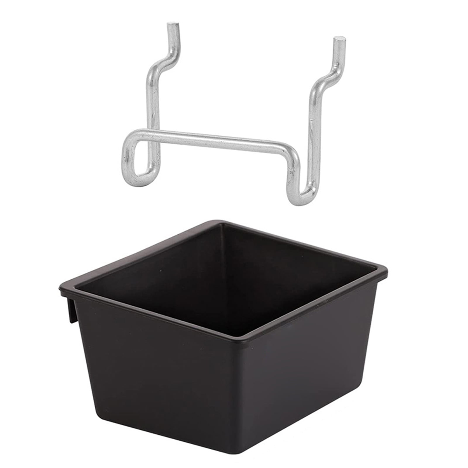 Jesscasday Pegboard Storage Box Garage Workshop Basket with Hook ...