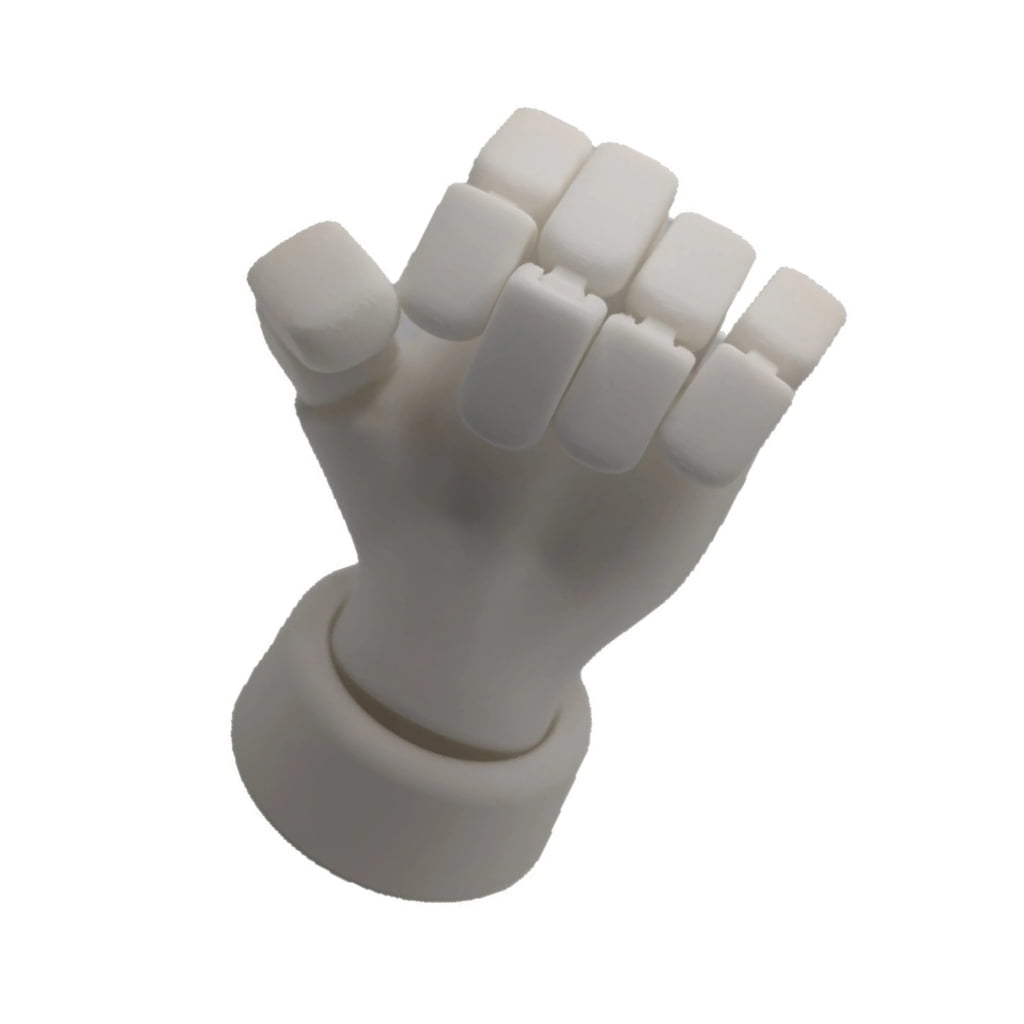 Jesscasday Plastic Hand Model Flexible Moveable Fingers Manikin Hand ...