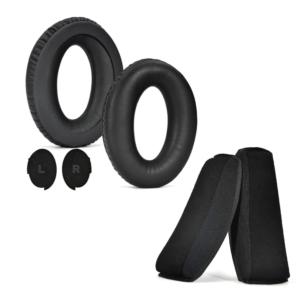 Jesscasday Protein Leather Ear Pad Ear Cushions Replacement Headband ...