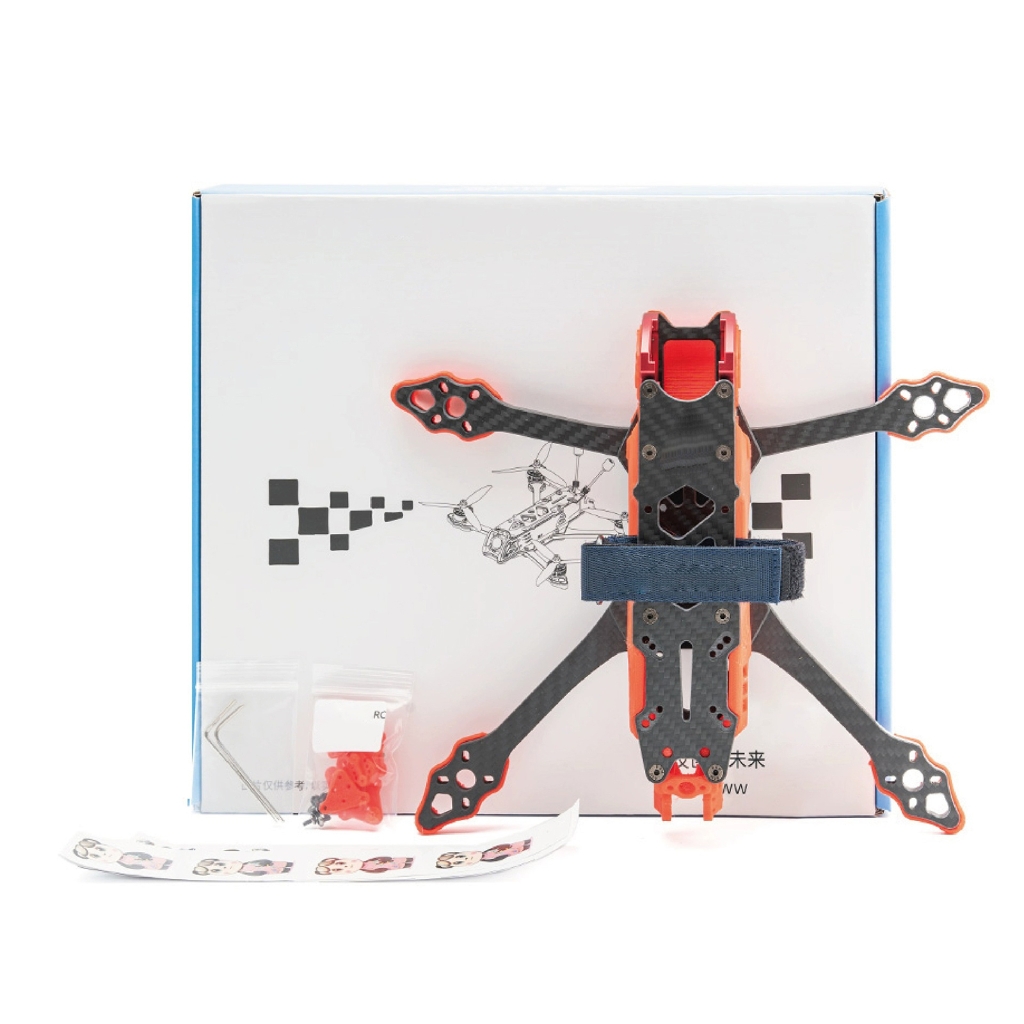 Jesscasday Quick Release 5" FPV Frame 6mm Thick Arms Carbon Fiber ...