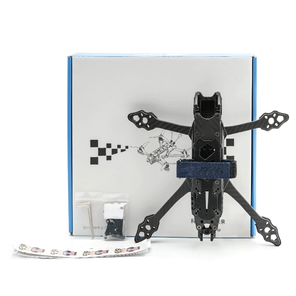 Jesscasday Quick Release 5" FPV Frame 6mm Thick Arms Carbon Fiber ...