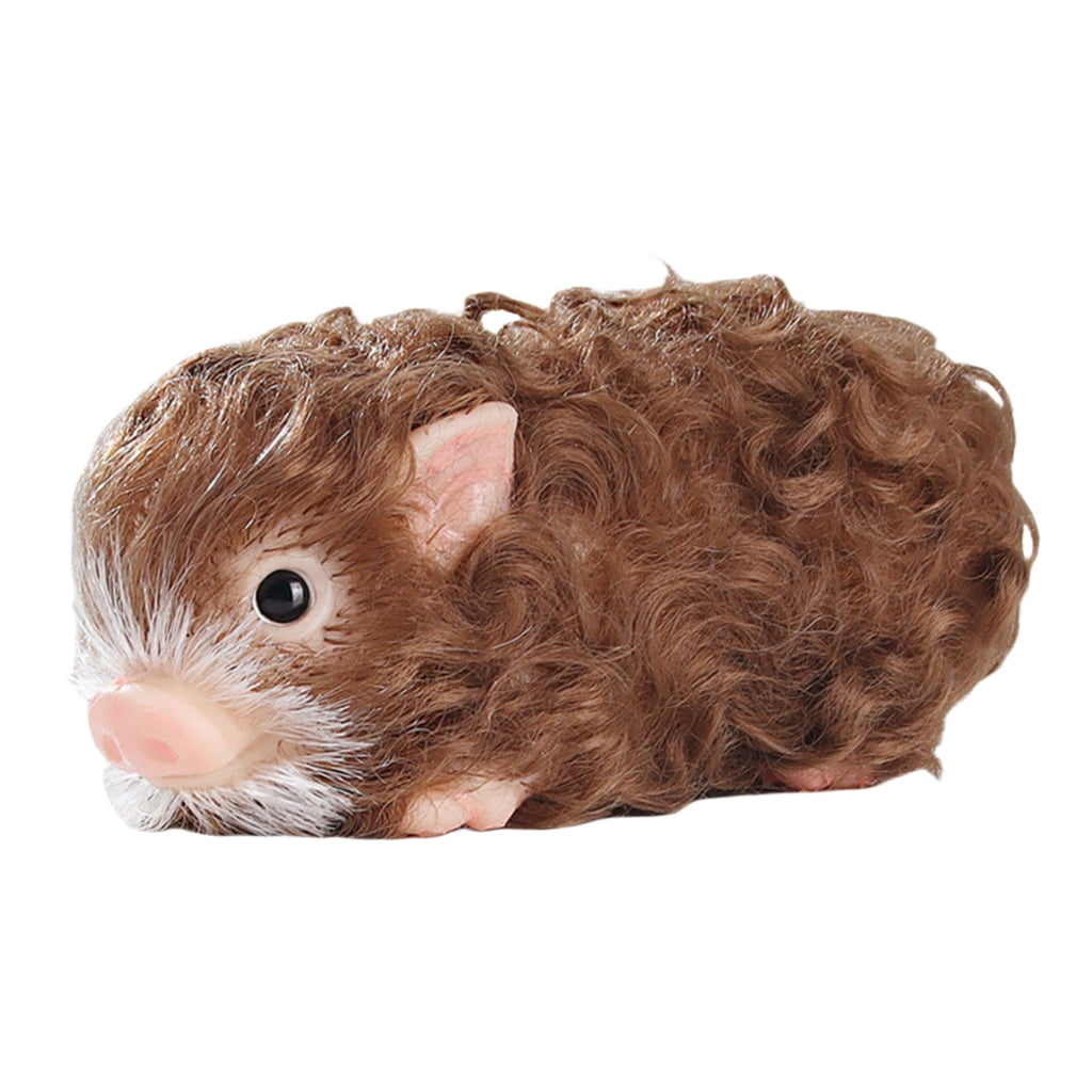 Jesscasday Raise a Pet Piggy Toy for Kids Collectible Wild Pig ...