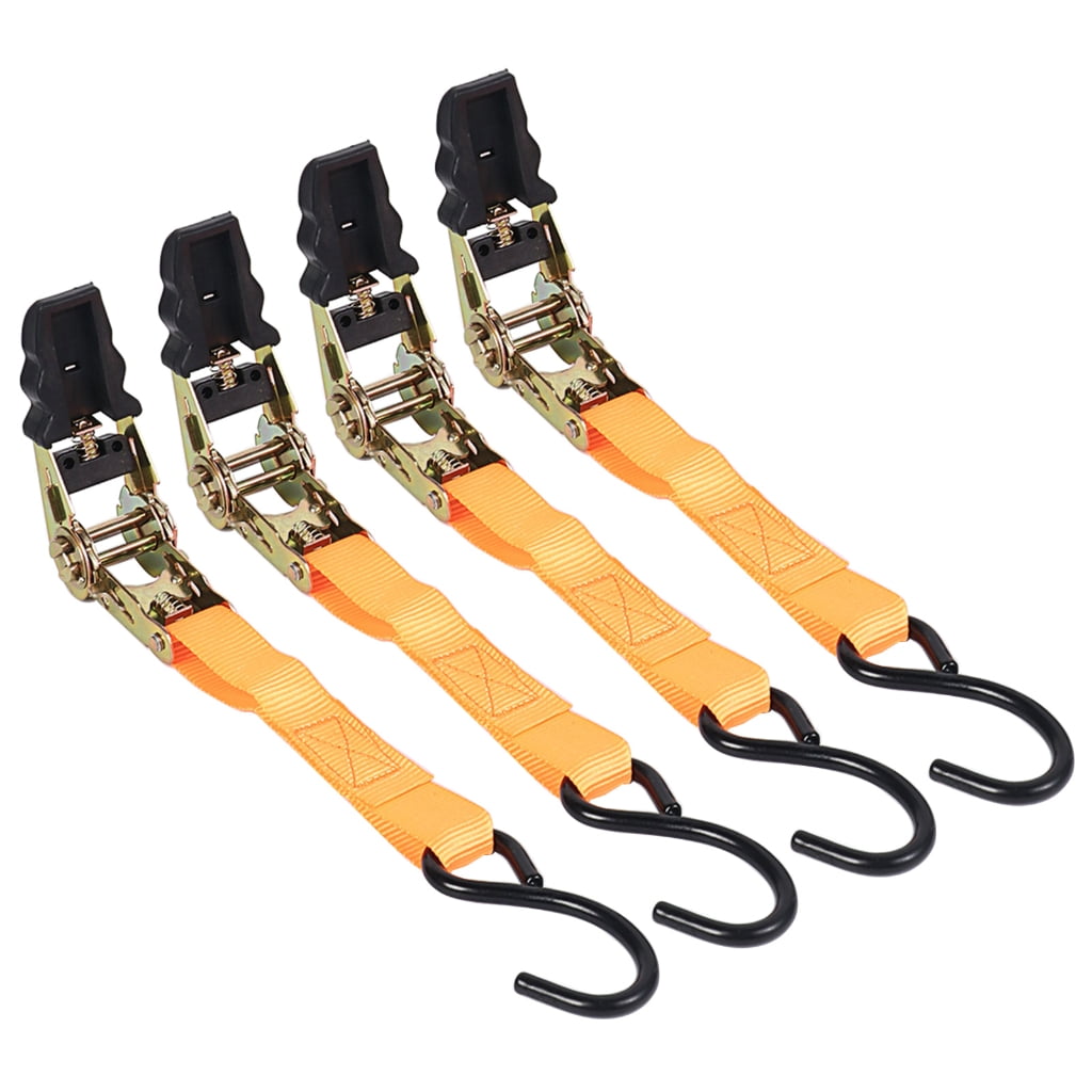 Jesscasday Ratchet Straps Cargo Tie Down With Strong Polyester ...