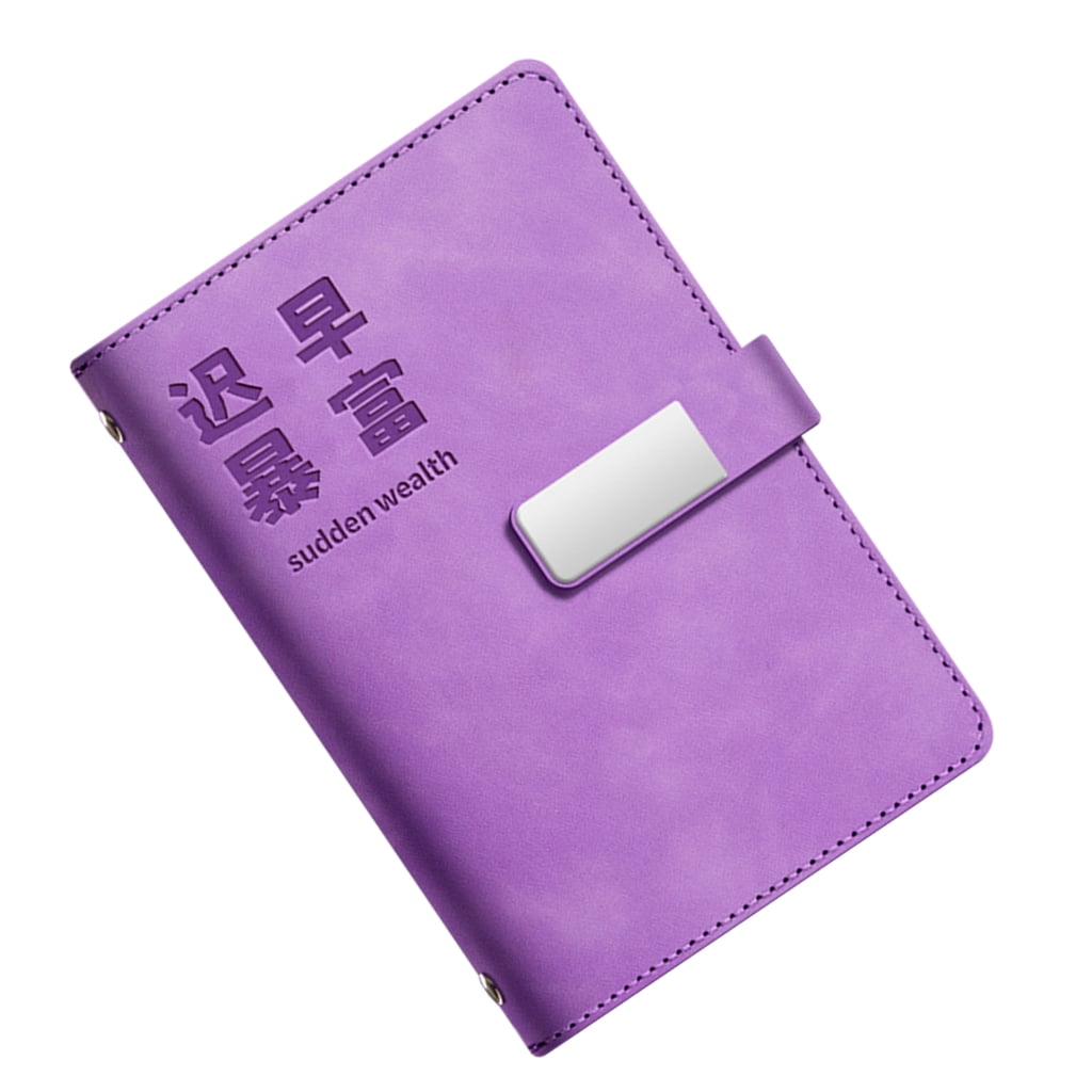 Jesscasday Refillable Leather Budget Planner With 90 Pages 6 Rings ...