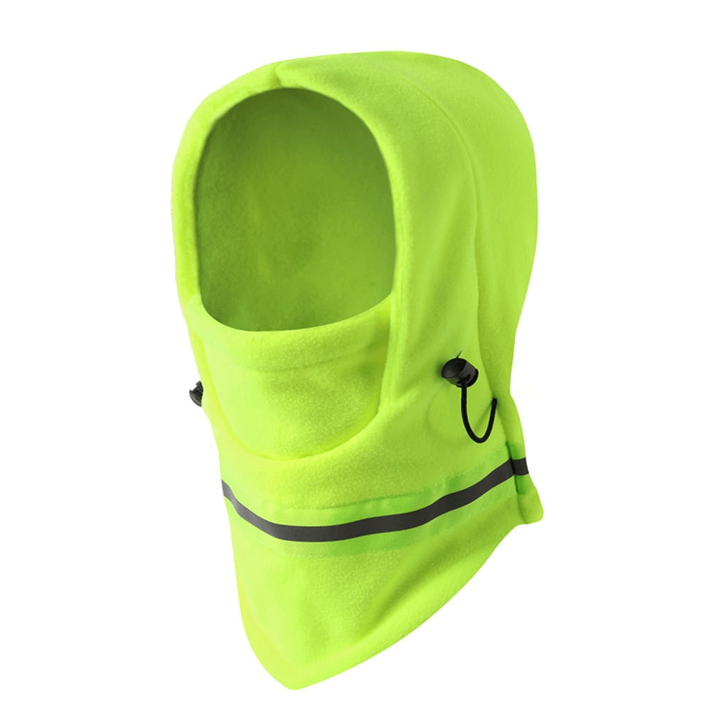 Jesscasday Reflective Balaclava Hat for Women Men Windproof Sport Hat ...