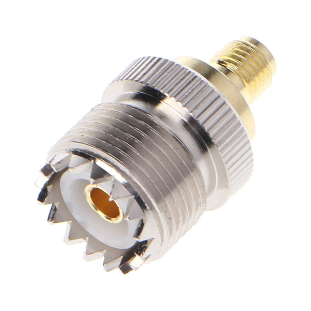 Jesscasday SMA Female To UHF Female RF Coaxial Connector Adapter SO-239 ...