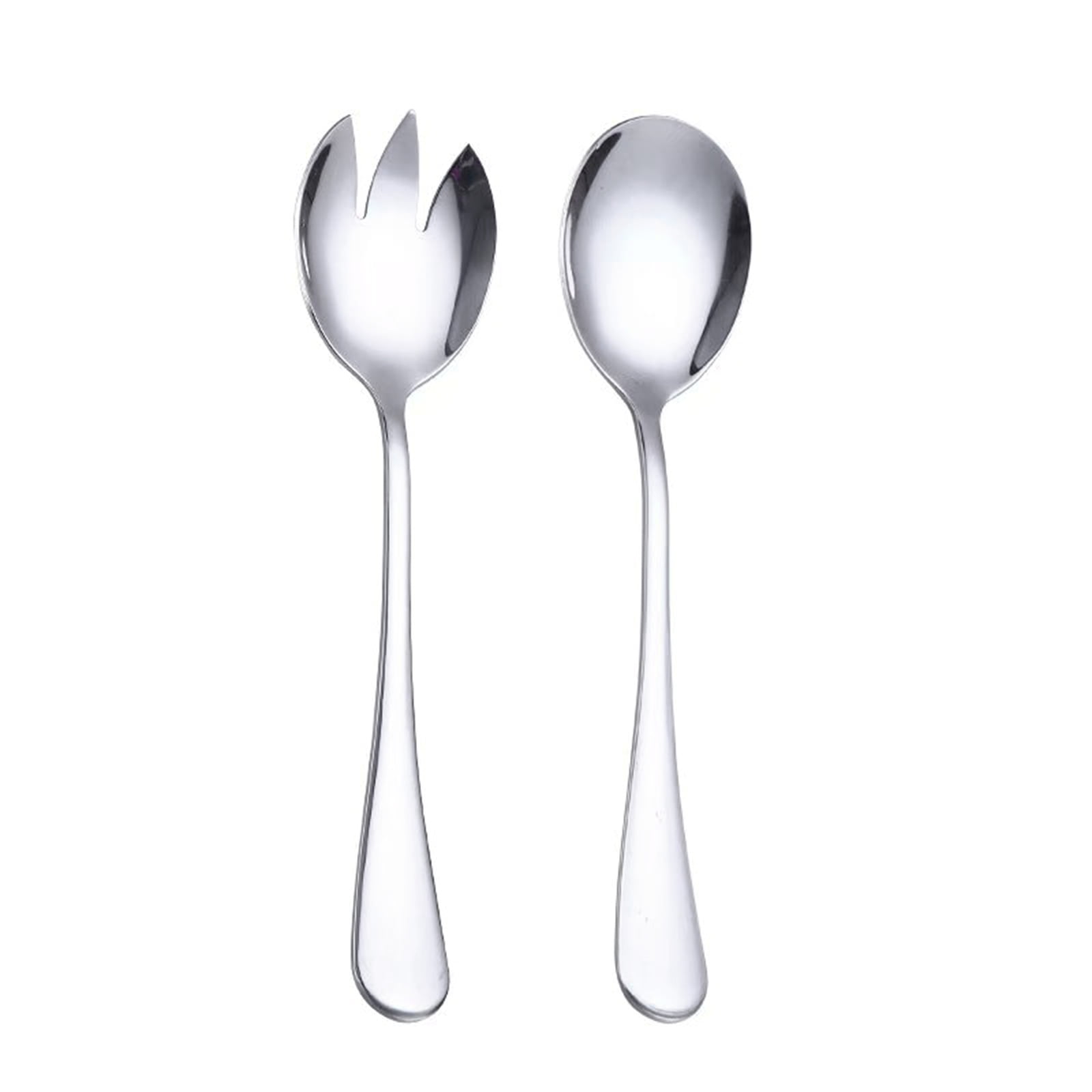 Jesscasday Salad Fork One-Piece Fruit Salad Spoon 4 Colors to Choose ...