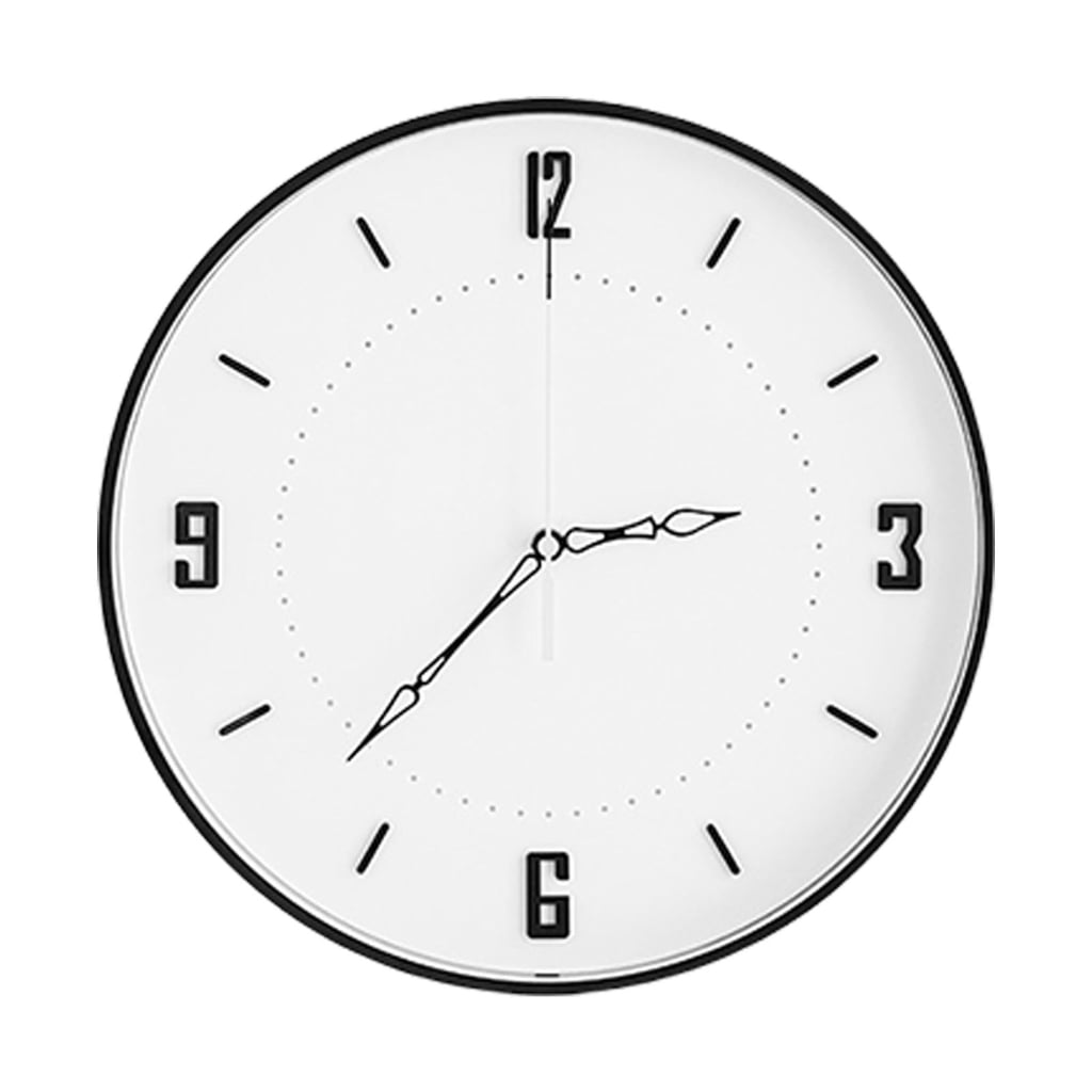 Jesscasday Silents None-Ticking Clocks Decorative Clock Battery ...