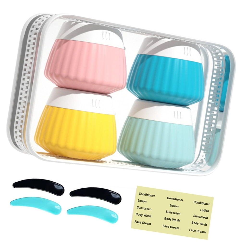Jesscasday Small Travel Containers for Cream Travel Containers for ...