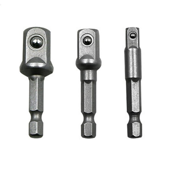 Jesscasday Socket Adapter Impact Driver Socket to Drill Adapter 1/4" 3/ ...