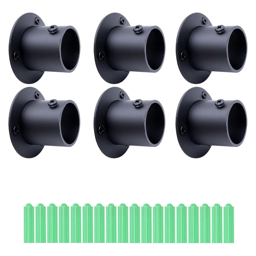 Jesscasday Stainless Rod Holders With Mount Hardware For 1-1/4 Inch ...