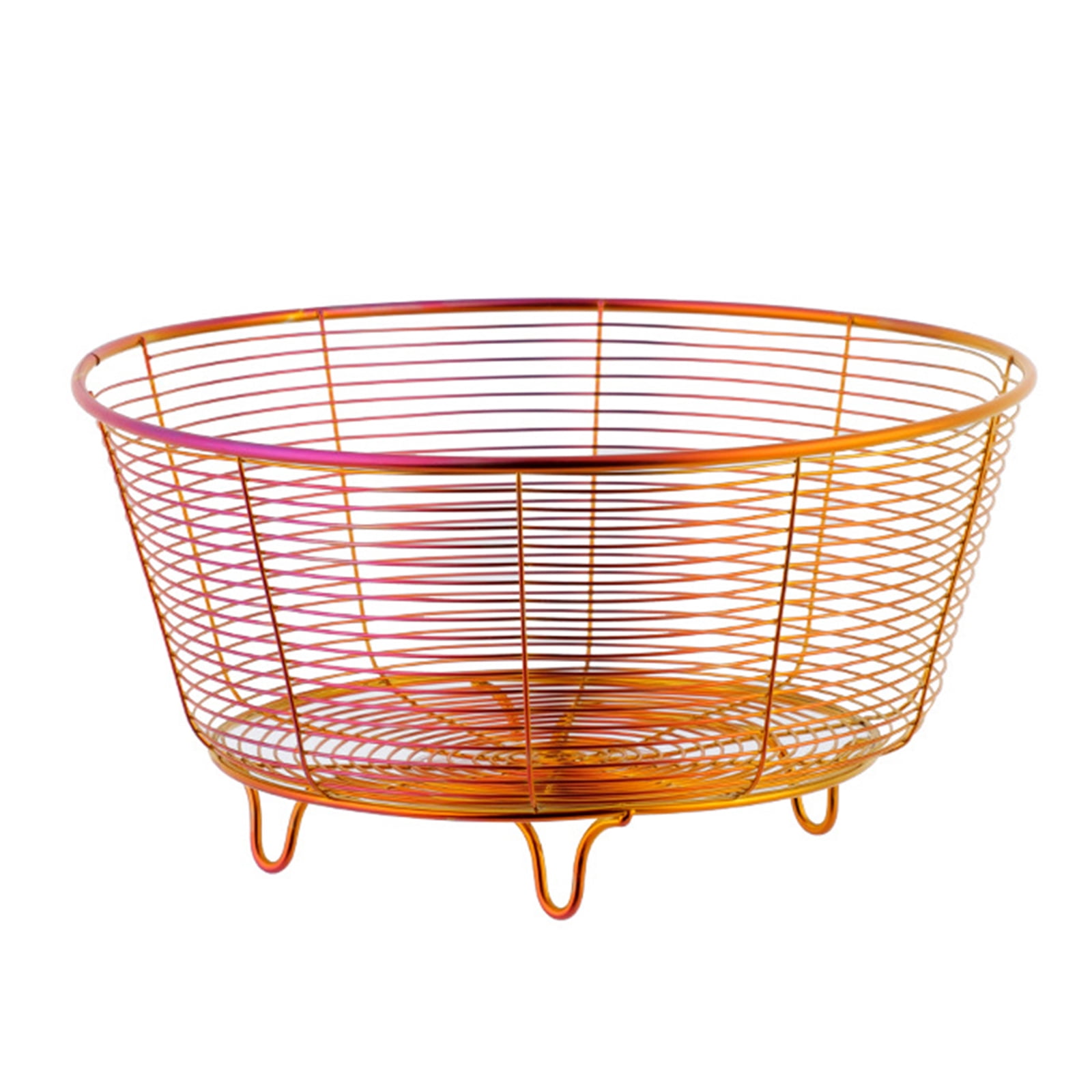 Jesscasday Stainless Steel Sundry Fruit Basket Bowl Container with ...