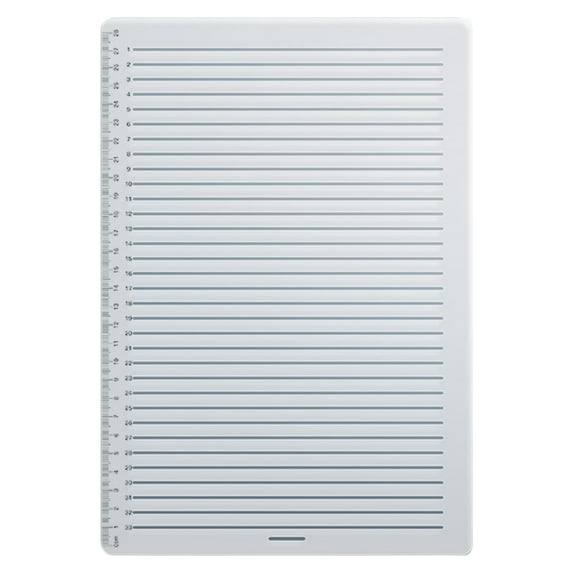 Jesscasday Straight Line Stencil Template College Ruled Spacing Line ...