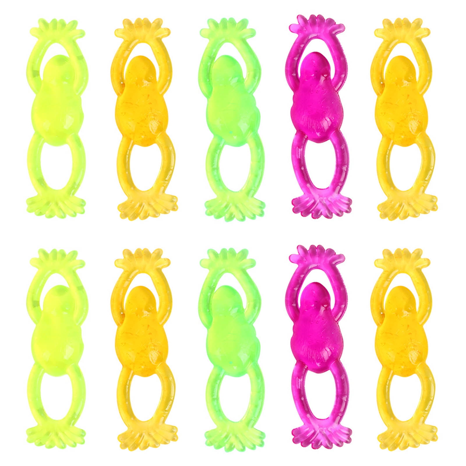 Jesscasday Stretchy Frogs Finger Catapult Stress Toy for Launch Fidget ...