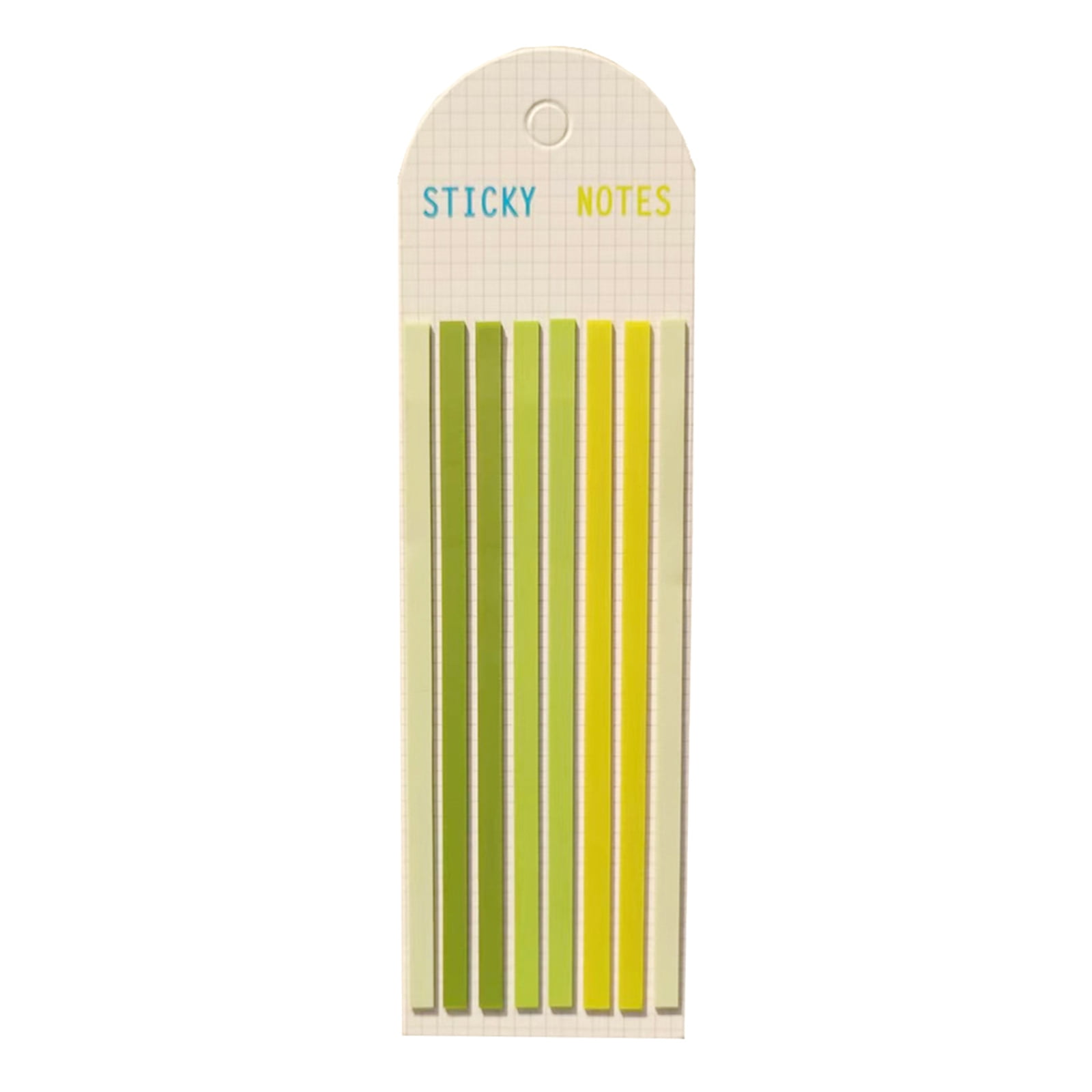 Jesscasday Strips-Memo Note Tab Translucent Sticky Notes Long Page ...