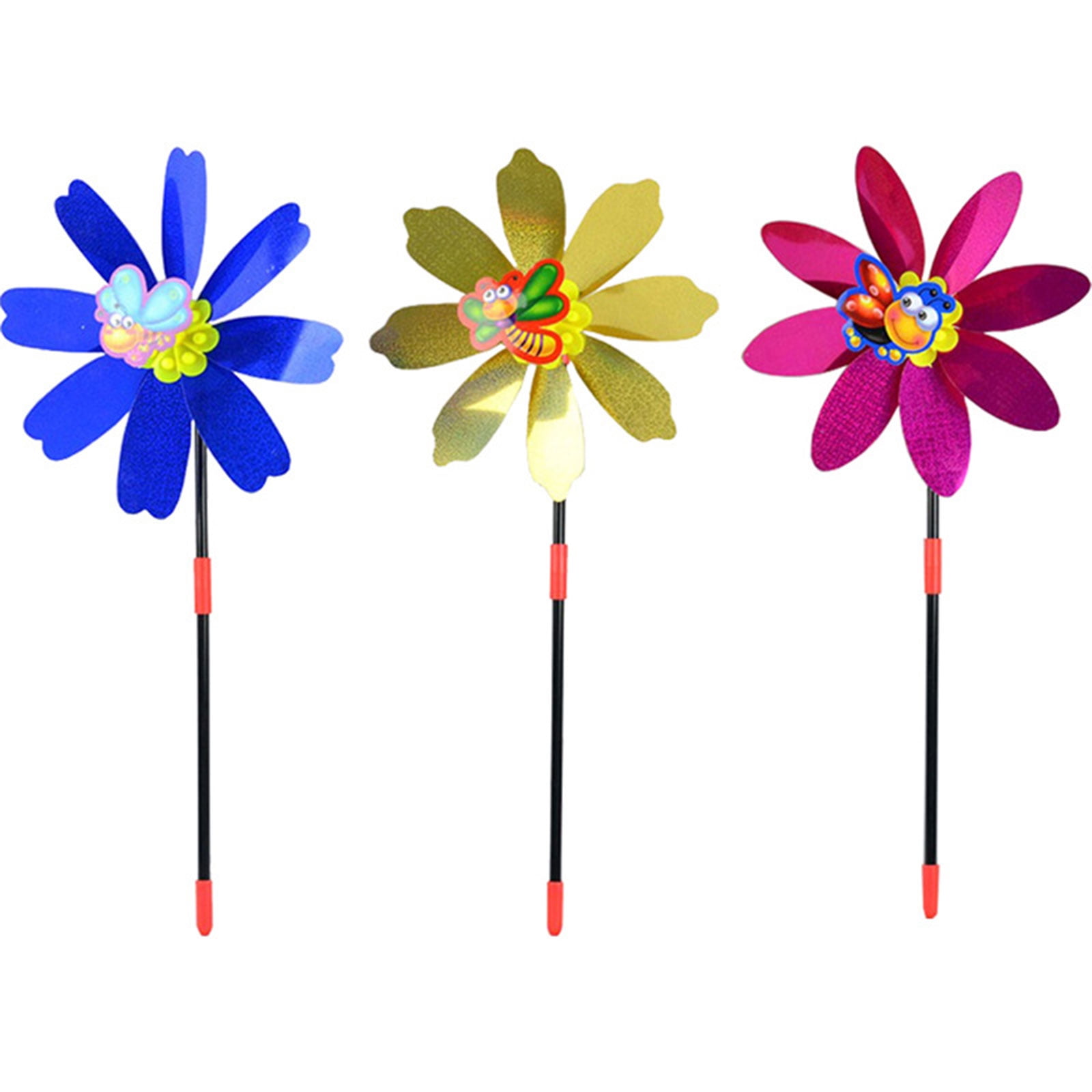 Jesscasday Summer Halloween Toys Reflective Insect Windmill for Kids ...