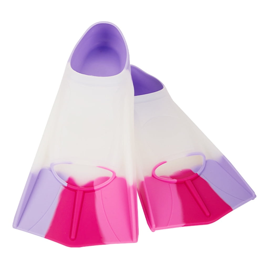 Jesscasday Swim Training Fins Travel Size Flippers for Lap Swimming ...