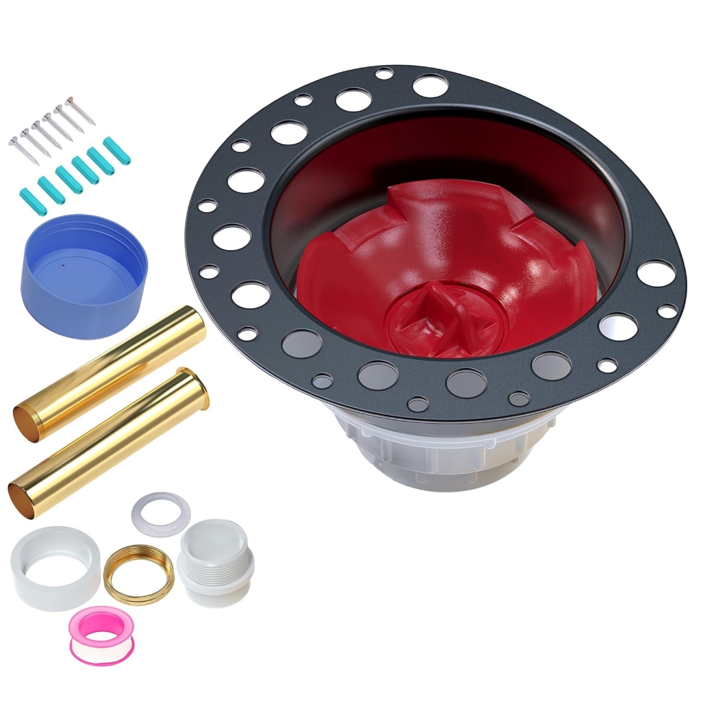 Jesscasday Tail Pipe Bath Drain Rough in set Bathtub Drain Installation ...