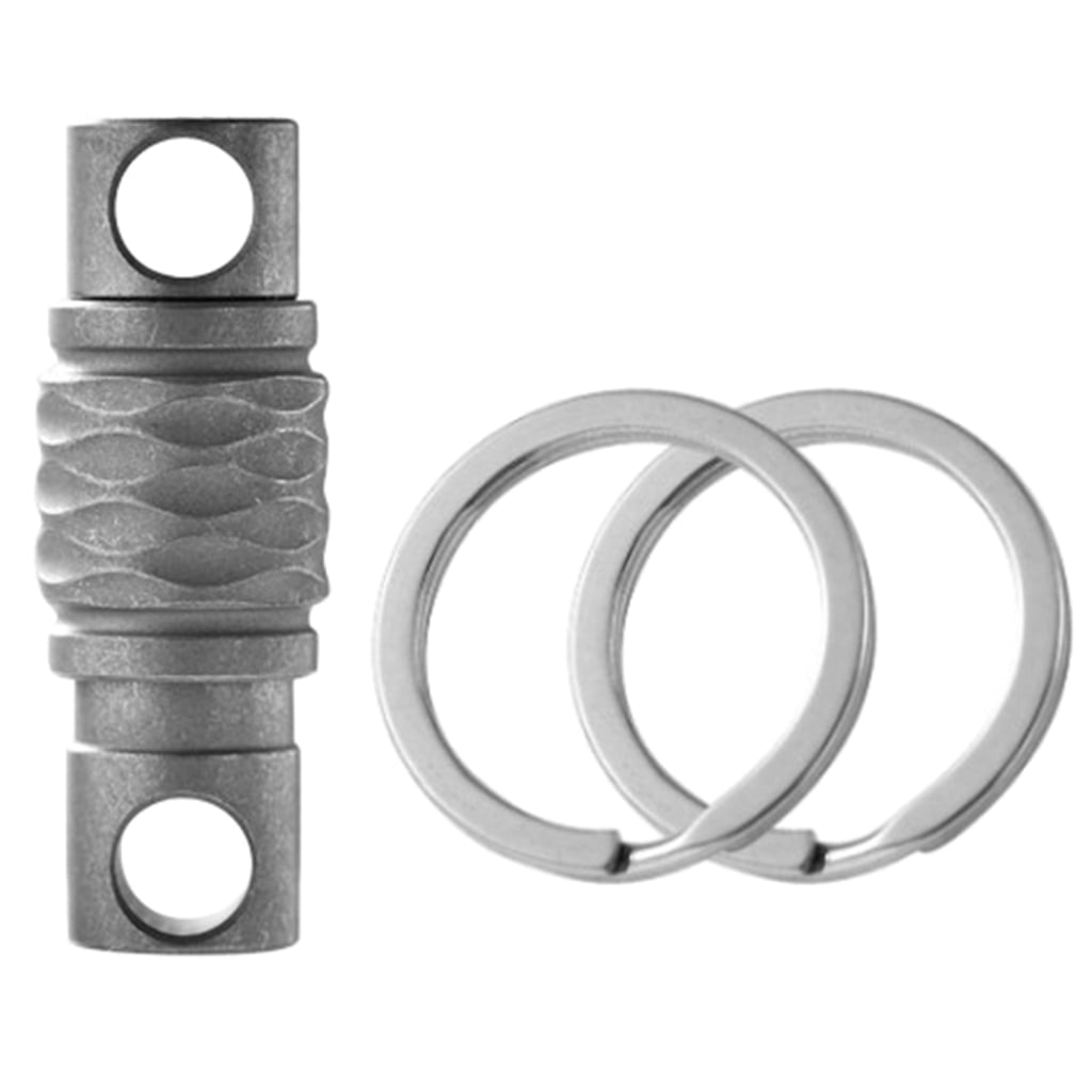 Jesscasday Titanium Quick Release Swivel Keychain Mini Rotating Rings ...