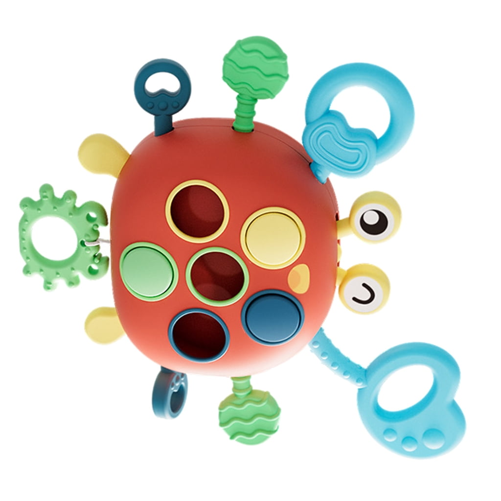 Jesscasday Toddlers Auditory Pull String Toy Sensory Fine Motor Skill ...