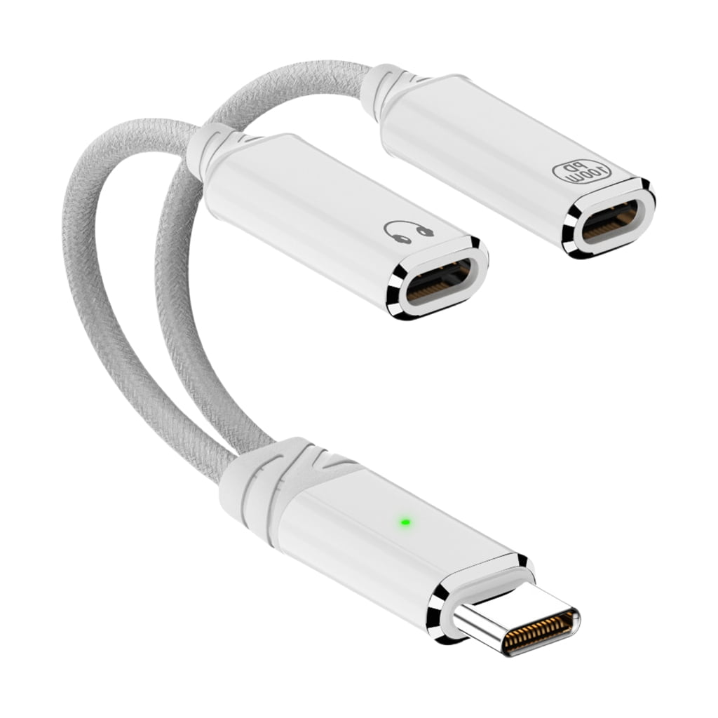 Jesscasday Type C Splitter Wire Line for Headphones and Charging HiFi ...