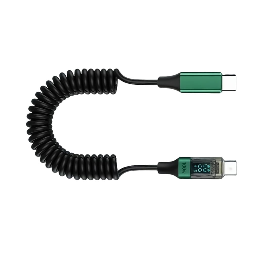 Jesscasday USB C Data Cable with Power Output Display, PD100W Charging ...